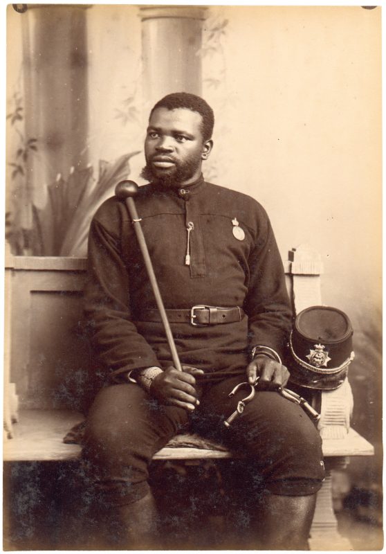 Inscribed: "Native Police" - Walther Collection