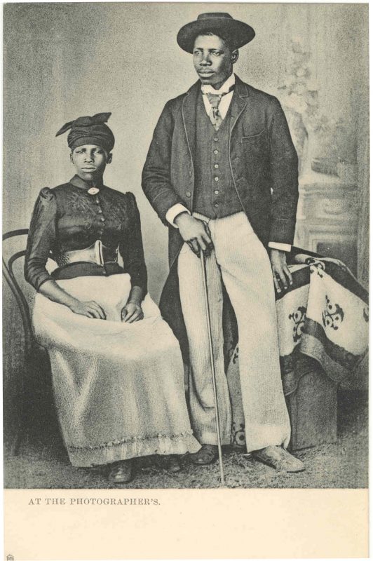 Inscribed: "At the Photographer's" - Walther Collection