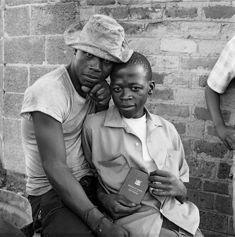 Soweto: Young men with dompas, White City, Jabavu. November 1972 ...